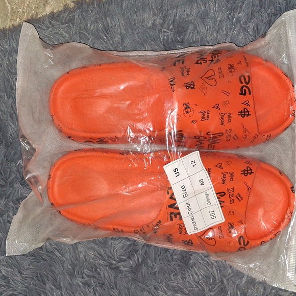 Sniper Gang | Shoes | Sniper Gang Ktb Slides Orange | Poshmark